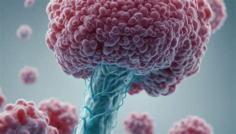 Close Up Of Intricate Cellular Structure Showcasing Vibrant Pink And Blue Elements In A