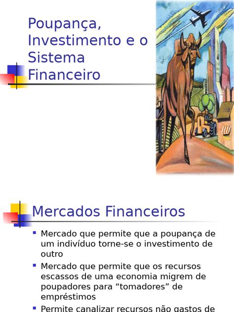 Slides Cap 26 Poupana Investimento E O Sistema Financeiro Pdf