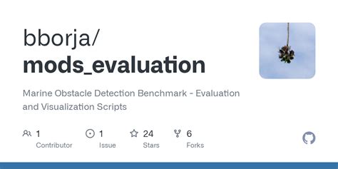 GitHub Bborja Mods Evaluation Marine Obstacle Detection Benchmark Evaluation And