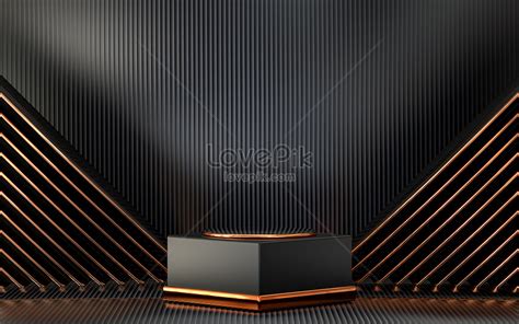 제품 용 어두운 금과 금 추상 빈 공간 연단 디스플레이 배경 사진 및 창의적인 일러스트 무료 다운로드 Lovepik