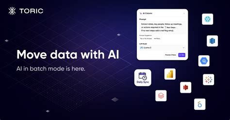 Datagrid Ai On Linkedin Toric Move Data With Ai