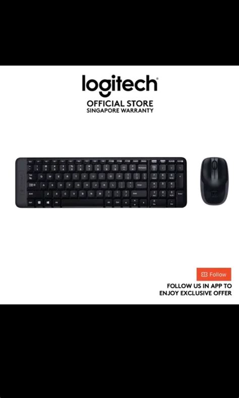 Logitech Mk215 Wireless Keyboard And Mouse Computers And Tech Parts And Accessories Computer