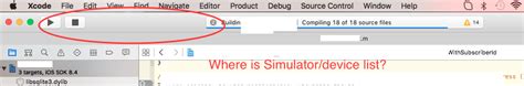 Osx Elcapitan Xcode 64 Ios Devicesimulator And Scheme Option