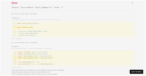 React Vertex Test Codesandbox