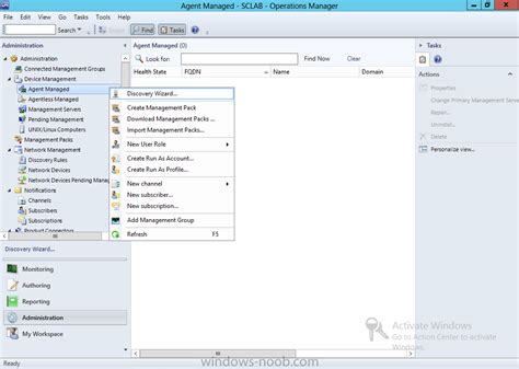 Scom 2012 Sp1 In A Lab Installation Part E Install Scom Scom 2012 Windows