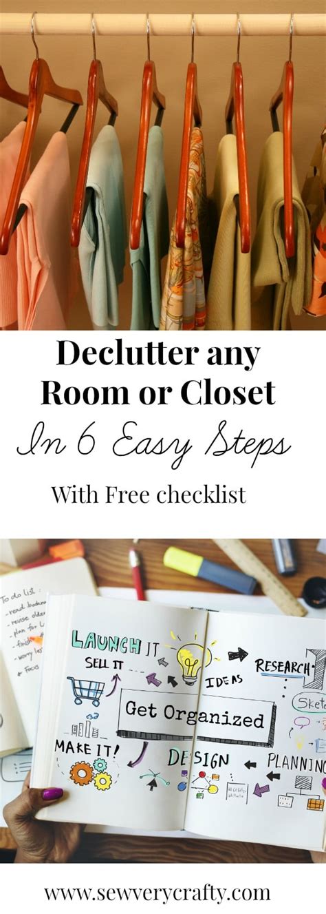 How To Declutter Any Room Or Closet In 6 Steps Sew Very Crafty