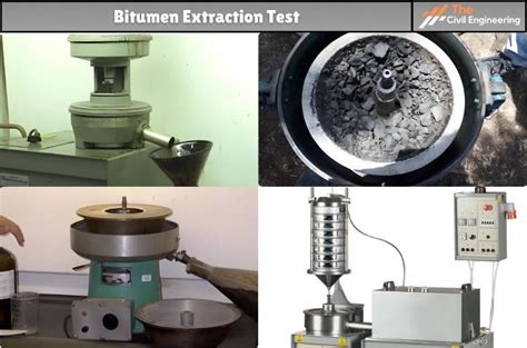 Bitumen Extraction Test Lab Experiment