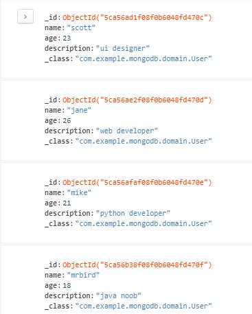 Spring Boot整合Mongo DB MrBird