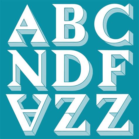 Angular Letter Vectors And Illustrations For Free Download