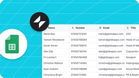 Glide • How To Make A Database App Using Spreadsheets