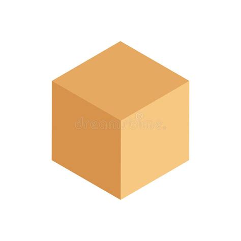 box vector icon cube vector three dimensional cube simple paper cube