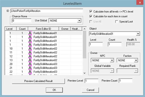 Leveleditem The Creationkit Wiki