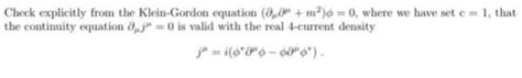 solved the lagrangian density for the complex scalar field φ