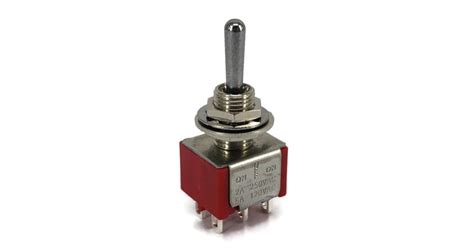 Mini Toggle Switch M Series DPDT On Off On