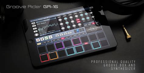 Groove Rider GR Is A Hardware Inspired Groovebox With Everything On One Page For Maximum
