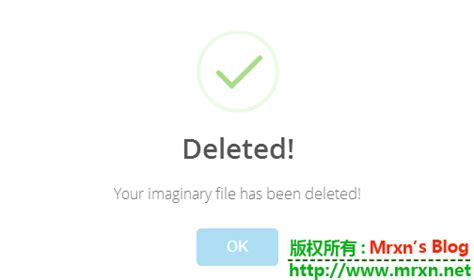漂亮的alert美化插件sweet alert js对话框效果 mrxn s blog