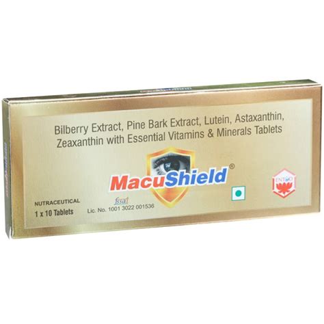 Buy Macushield 10 Tablets In Wholesale Price Online B2b Retailershakti