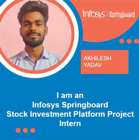 Akhilesh Yadav On Linkedin Infosysspringboard Internship