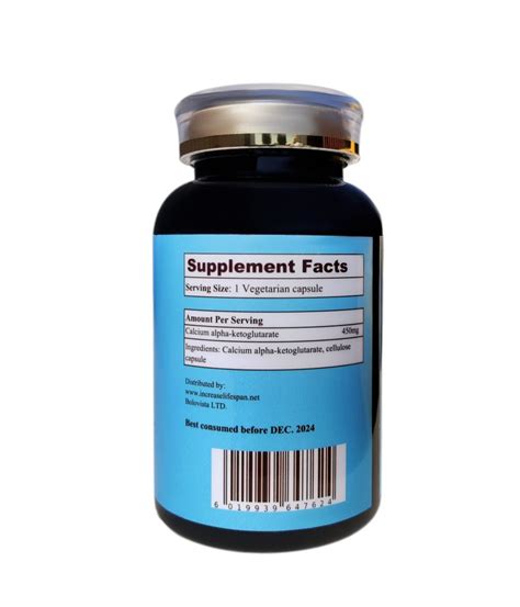Calcium Alpha Ketoglutarate Ca Akg Increase Lifespan
