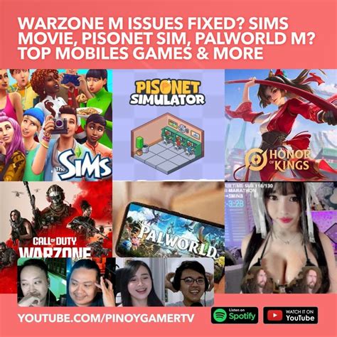 Warzone Mobile Issues Fixed Pisonet Simulator Tencent Palworld