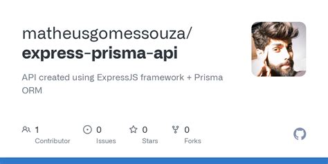 github matheusgomessouza express prisma api api created using