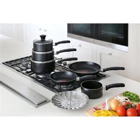 Tefal Delight 7 Piece Non Stick Cookware Set Fry Nonstick Pan Pot Kuali Periuk Belanga Shopee