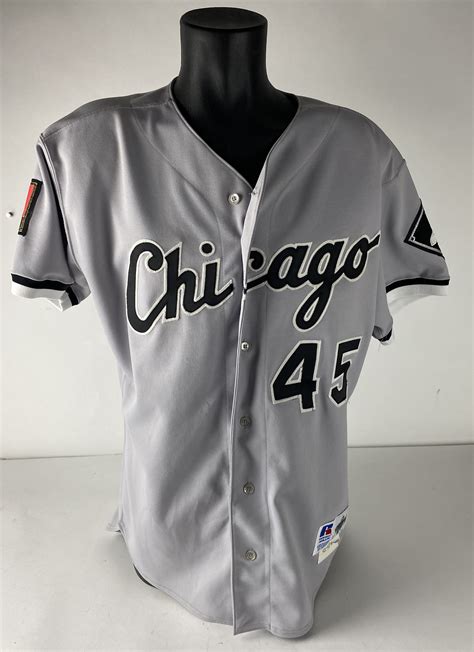 Lot Detail Michael Jordan 1994 Game Issuedpre Season Used Chicago White Sox Jersey Sports
