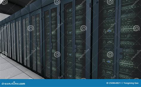 Artificial Intelligence And Big Data Cloud Computing Server Room Stock Video Video Of