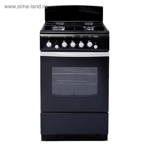 Плита De Luxe 5040.36 Г, газовая, 4 конфорки, 43 л, газовая духовка ...