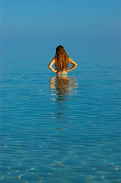 Sun Bathing Stock Image Image Of Lagoon Ocean Azure 4539165