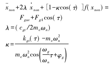 Nonlinear Vibration Model Of Gear Transmission Zhy Gear