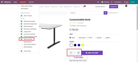 How To Customize Ecommerce Pages In Odoo Website