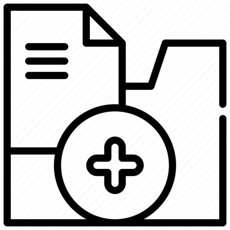 file add new folder plus icon download on iconfinder