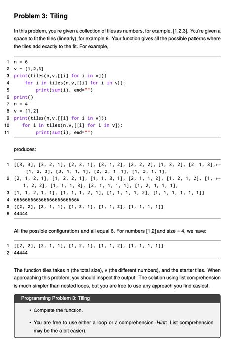Solved Problem TilingIn This Problem You Re Given A Chegg