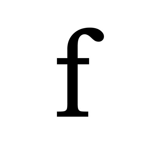 буква F PNG