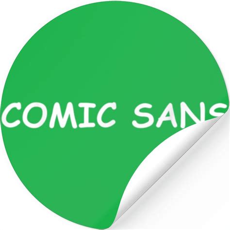 comic sans classic font funny nerd
