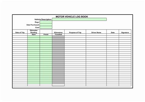 Truck Driver Schedule Template