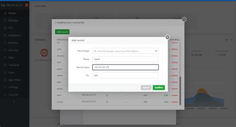 Set Nameservers Aapanel Free Hosting Control Panel One Click Lamp