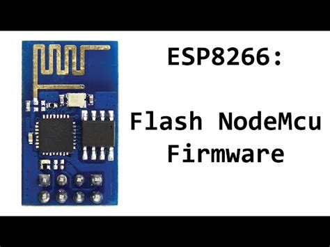Nodemcu Firmware Flashing On The Esp8266 Using Windows Basics