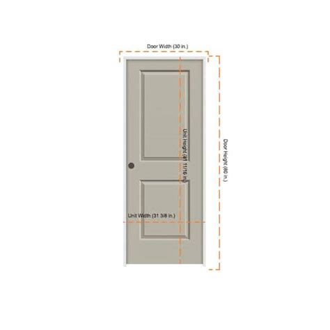 Average Door Width Interior