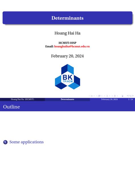 Determinant Pdf Determinant Matrix Mathematics