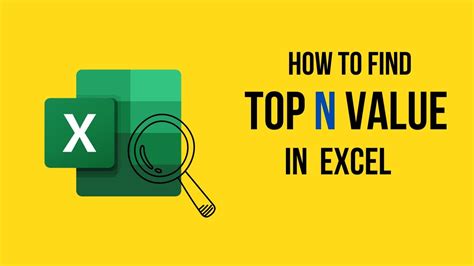 excel magic finding top n value with nested formulas youtube