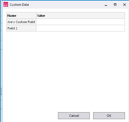 Custom Data