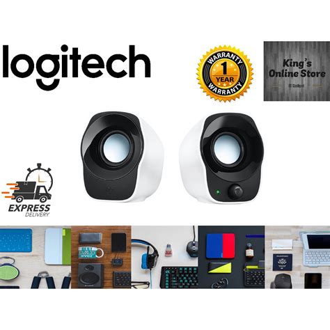 Logitech Z Usb Compact Stereo Speakers For Pc Shopee Malaysia