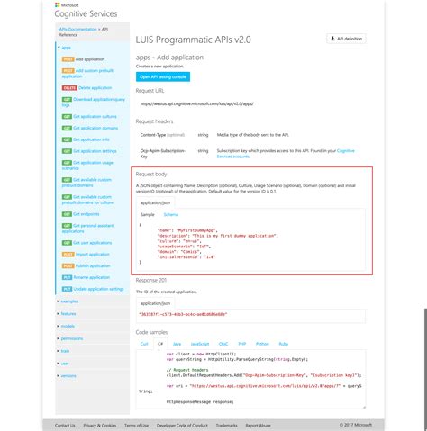 [luis] programmatic api · issue 3083 · microsoft botframework sdk