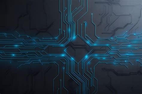 Abstract Technology Chip Processor Background Circuit Board And Html