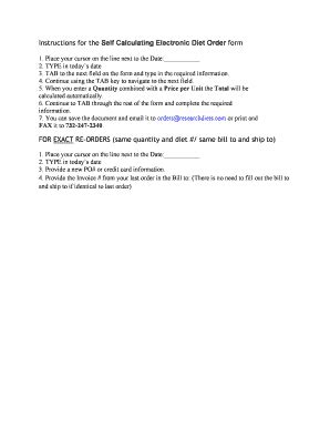 Fillable Online Electronic Purchase Order Form Fax Email Print PdfFiller