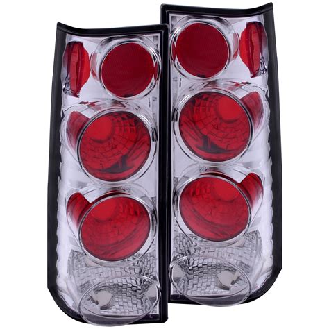 Chrome Housing Halogen Tail Light Compatible With Chevrolet Gmc Express