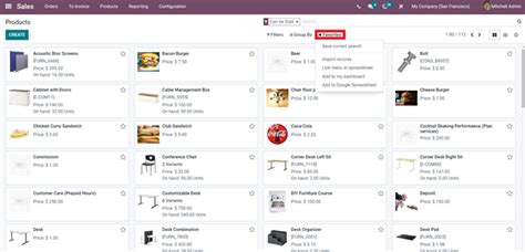 Product Management In Odoo Sales Module