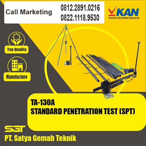 Spt Test Standard Penetration Test Alat Lab Hidrolika